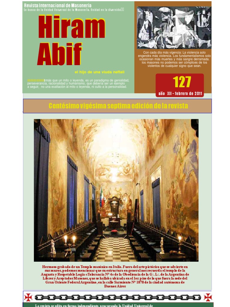 Hiram Abif 127 | PDF | Masonería | Amor
