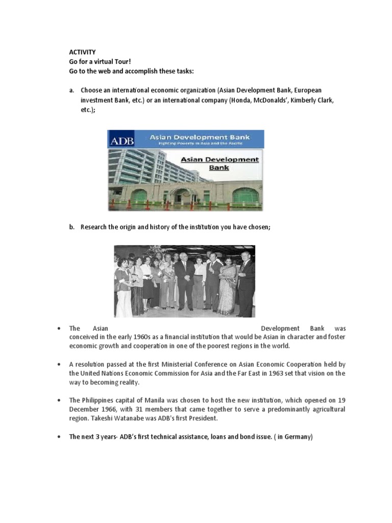 Activity1.3.the Contemporary World Class | PDF | Asian Development Bank ...