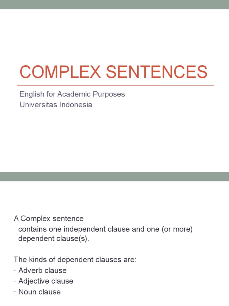 Understanding Complex Sentences | PDF | Adverb | Adjective