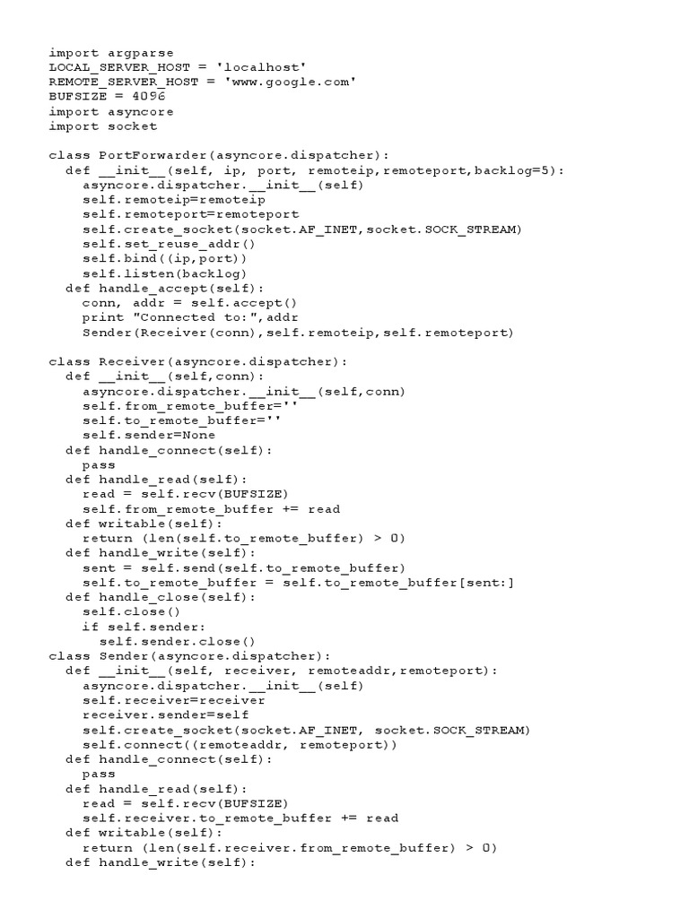 Port Forwarding PDF | PDF | Computer Networking | Internet Architecture
