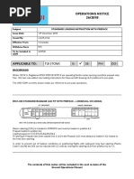 NOTOC Completion Instructions for Aviation | PDF | Dangerous Goods | Cargo