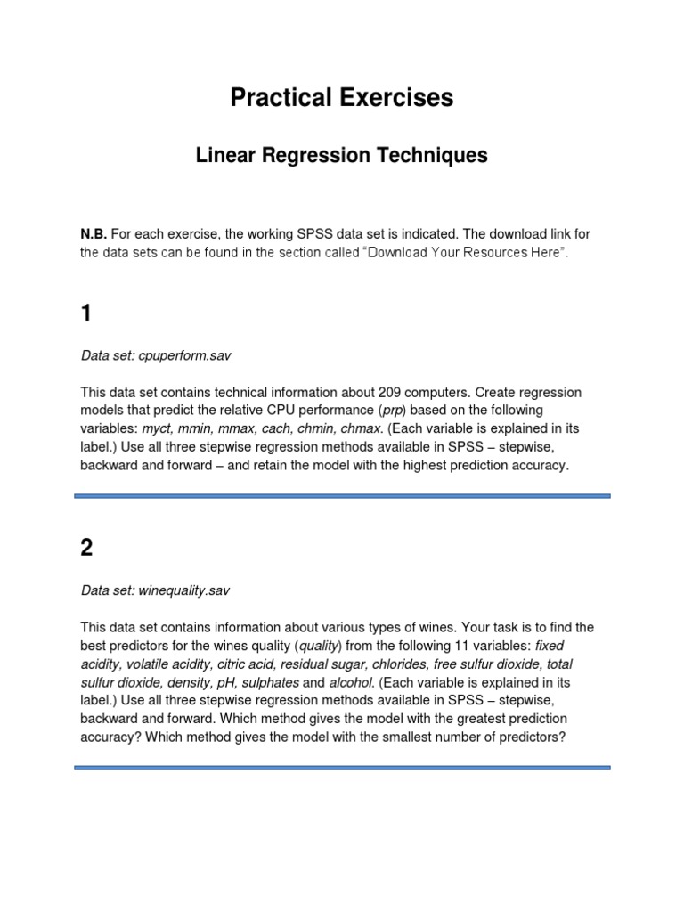 Practice 01 Linear Regression | PDF | Dependent And Independent Variables | Regression Analysis