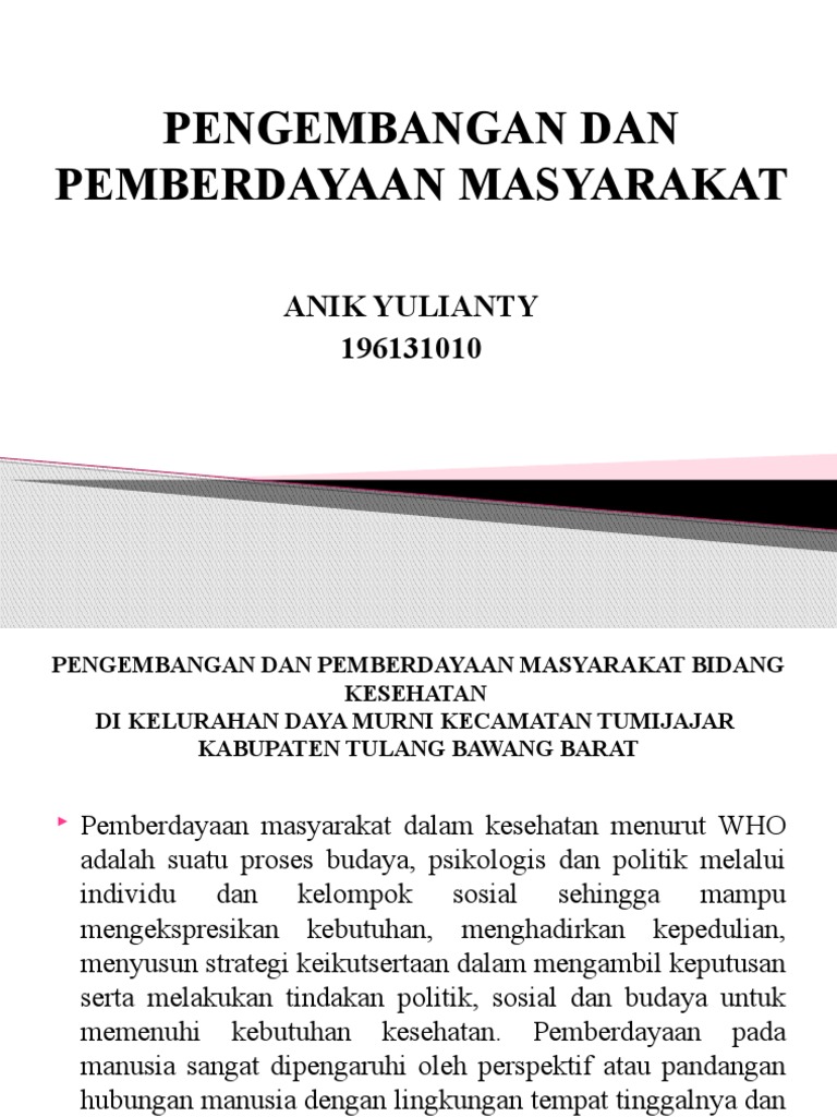 Tugas 1 Bu Dewi Contoh PPM | PDF