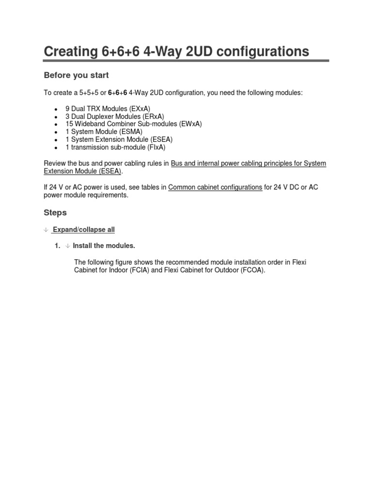 Flexi 6+6+6 Config | PDF