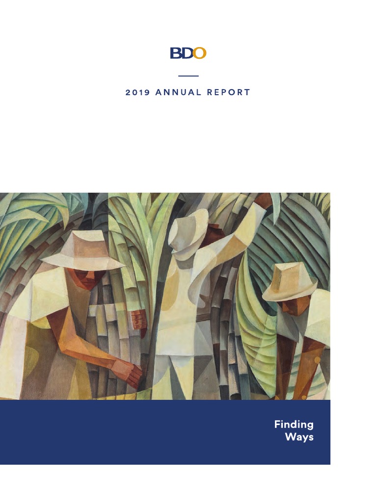 BDO Unibank 2019 Annual Report B | PDF | Risk Management | Banks
