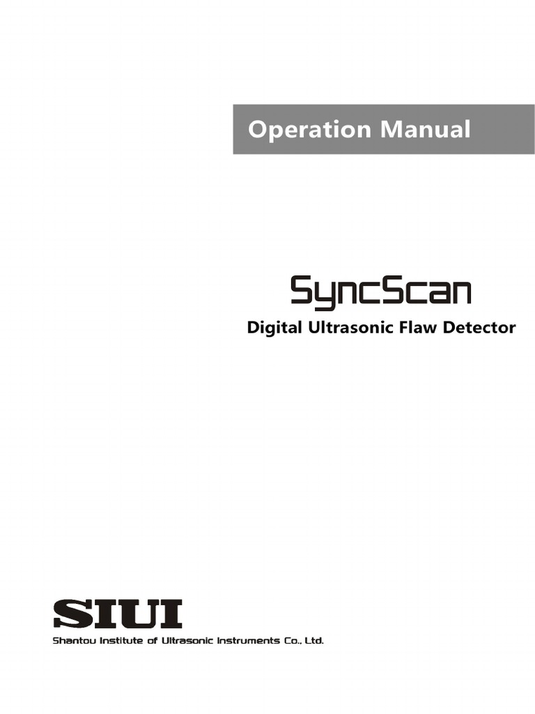 SyncScan Operation Manual (Ver DCY2 - 781 - SYNCSCANSS - V1 - 0 - H-E ...