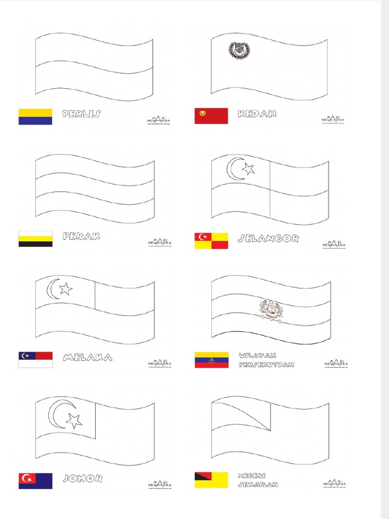 Dokumen - Tips - Bendera Negeri Mewarna | PDF