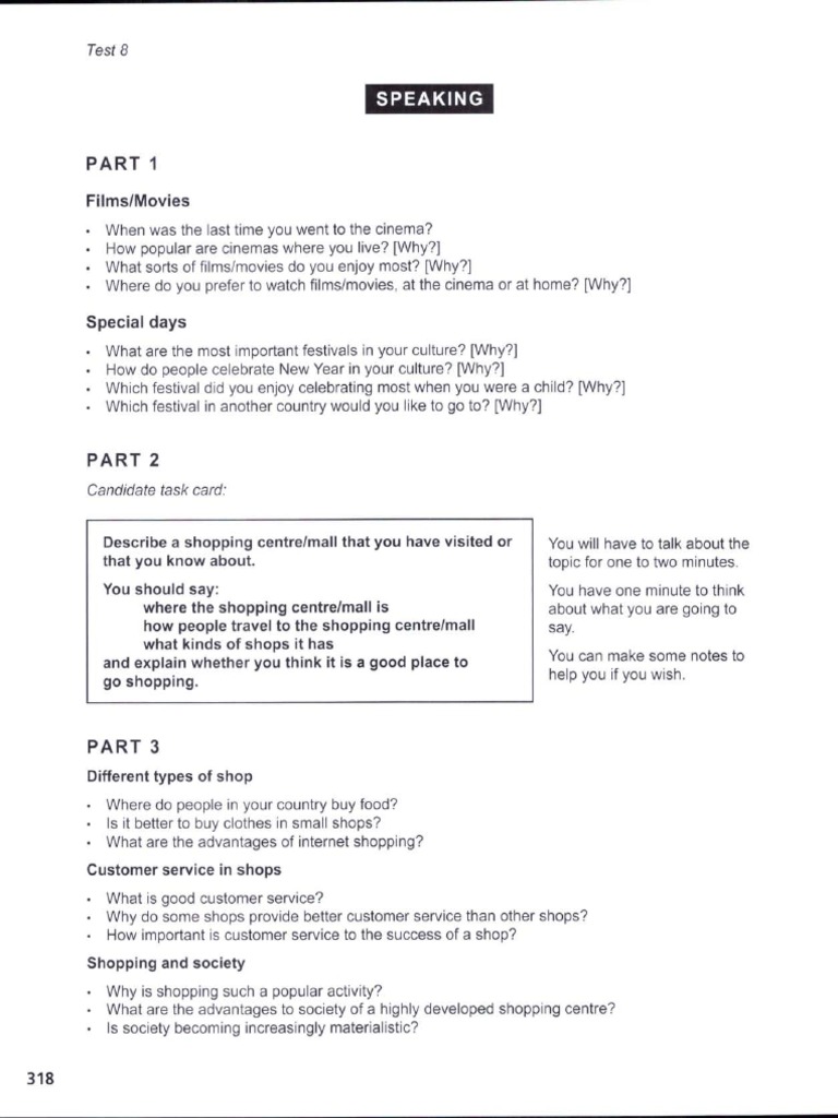 IELTS - Speaking Sample | PDF