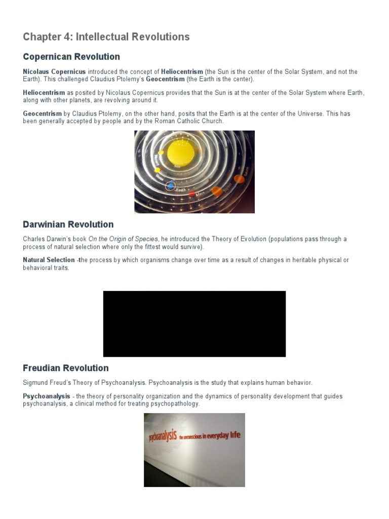 Key Intellectual Revolutions Overview | PDF | Social Science | Philosophy