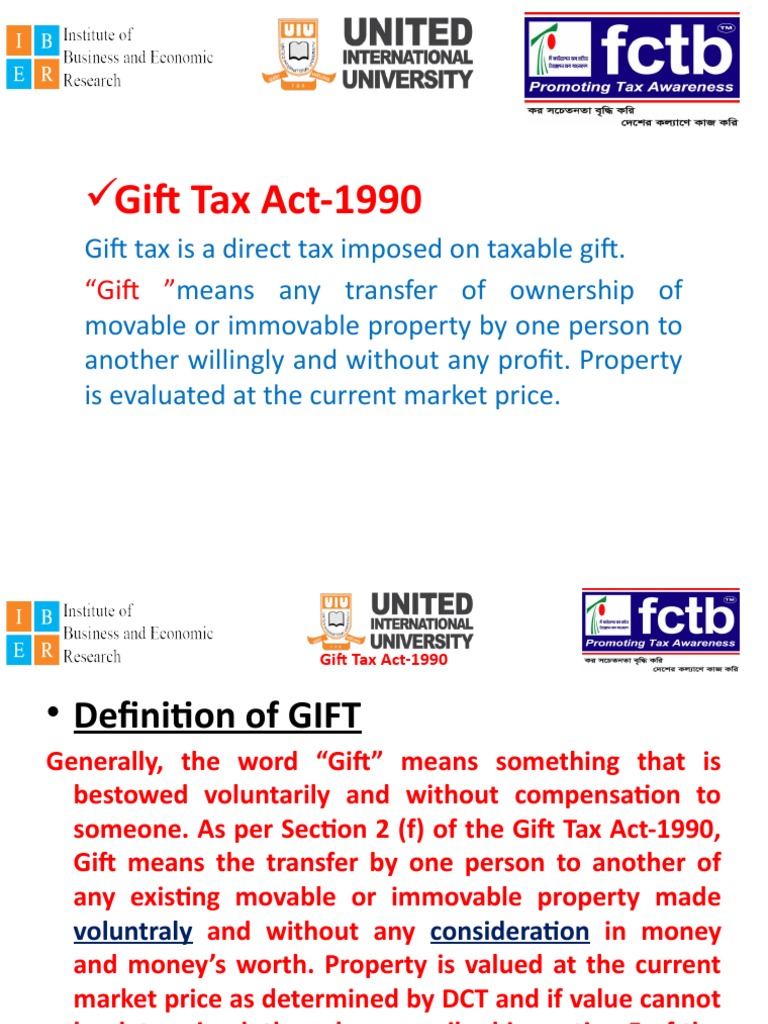 Gift Tax | PDF | Gift Tax In The United States | Taxes