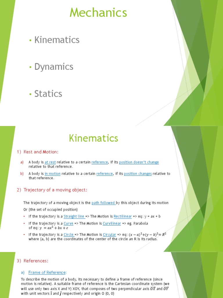 Introduction To Mechanics | Download Free PDF | Euclidean Vector | Velocity