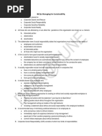 IEMA Associate Exam Practice Questions | PDF | Sustainability | Risk ...