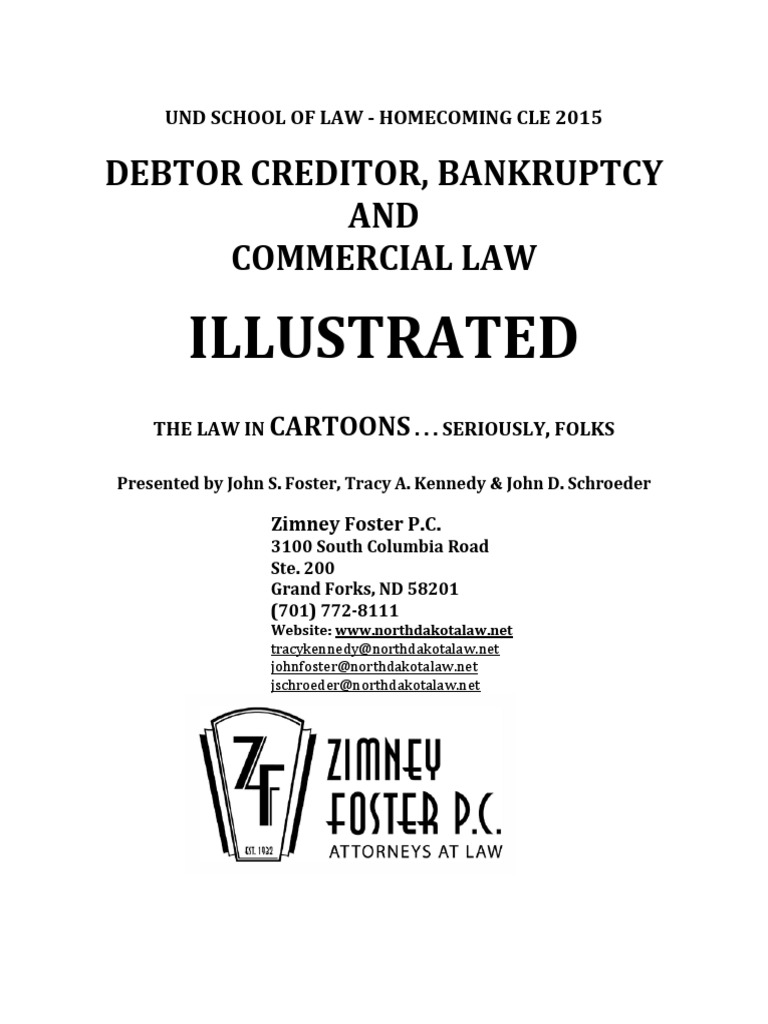 Debtor, Creditor and Bankruptcy Commercial Law PDF | PDF | Security ...
