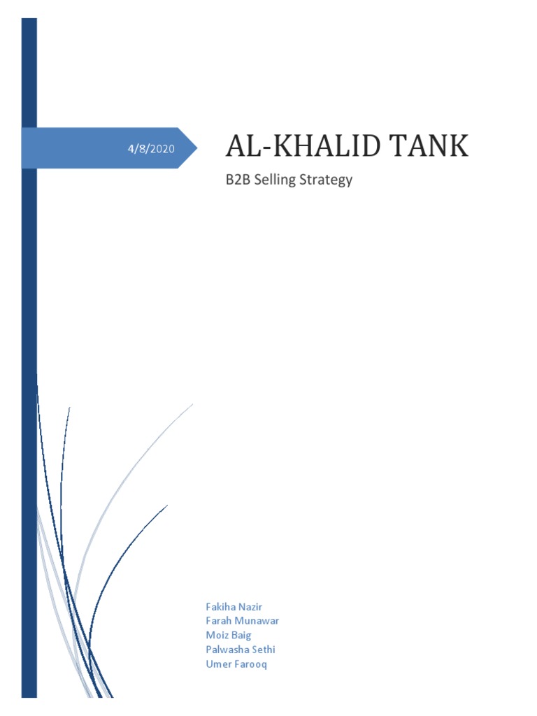 Al Khalid Tank: Sales Strategy Overview | PDF | Armoured Fighting ...