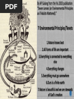 Seven Environmental Principles Explained | PDF | Ecosystem | Resource