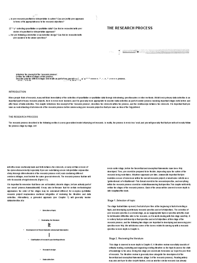 The Research Process: Are Ou | PDF | Experiment | Causality