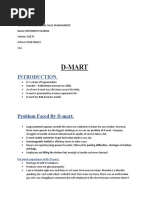 Dmart Case Study | PDF | Retail | Pricing