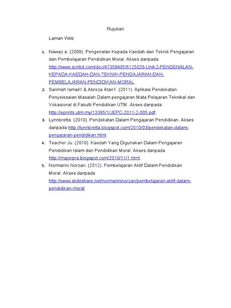 Rujukan | PDF