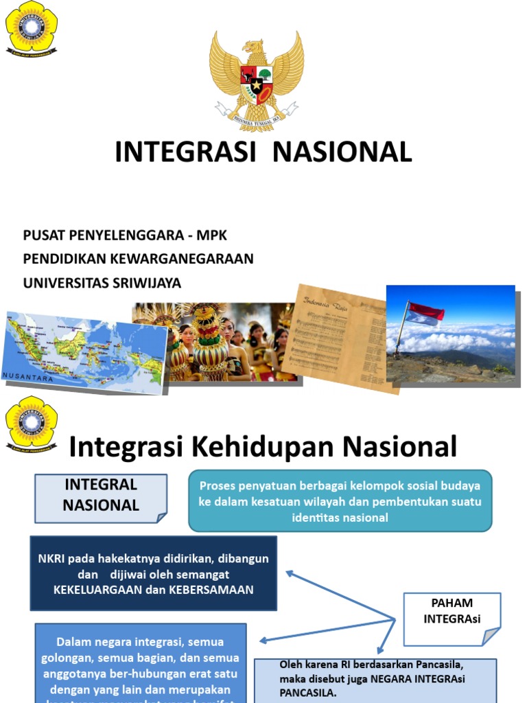 INTEGRASI Dan DISINTEGRASI NASIONAL | PDF