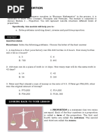 Solving Word Problems Involving Commission | PDF | Percentage | Business