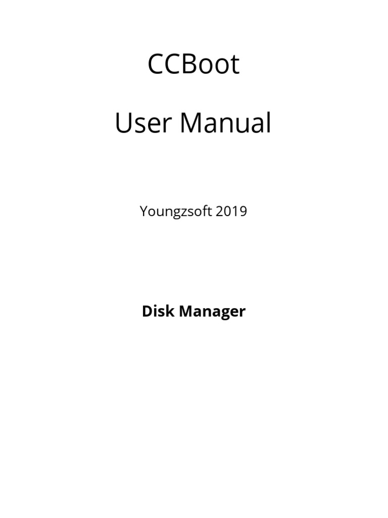 CCBoot Disk Management Guide | PDF | X86 Architecture | Computing Platforms