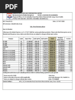 HPCL Bitumen and Fuel Price List 2025 | PDF | Sales | Payments