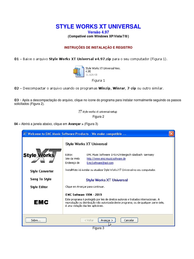 Instalação do Style Works XT Universal 4.97 | PDF | Windows Vista ...