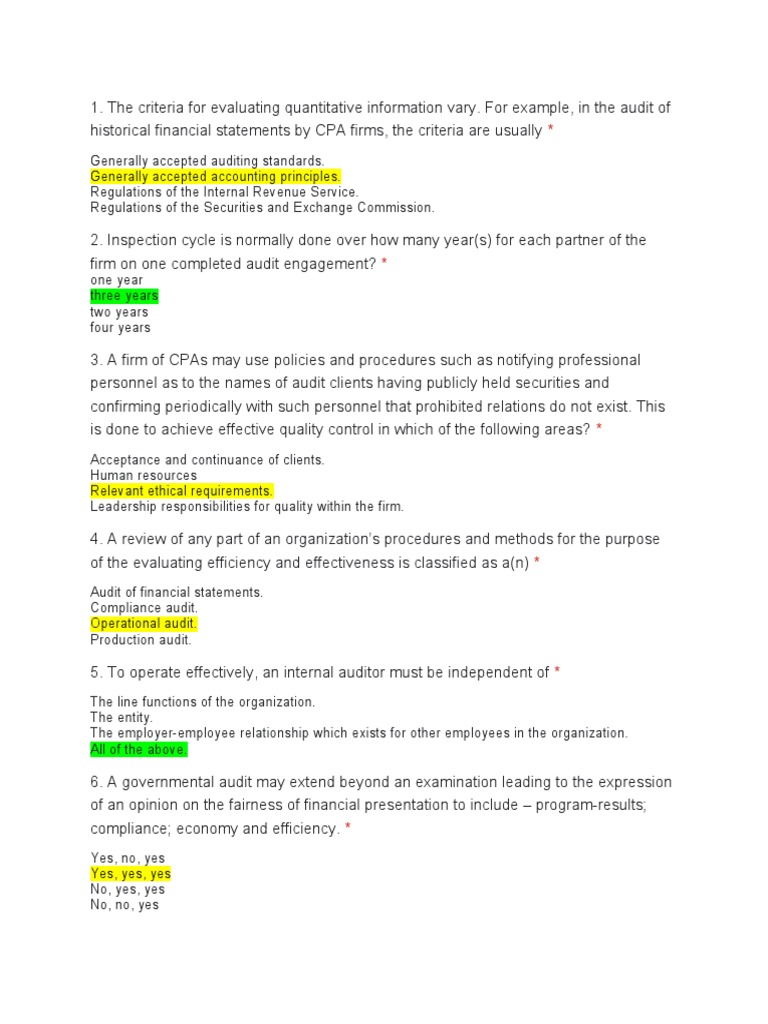Exam | PDF | Financial Audit | Audit