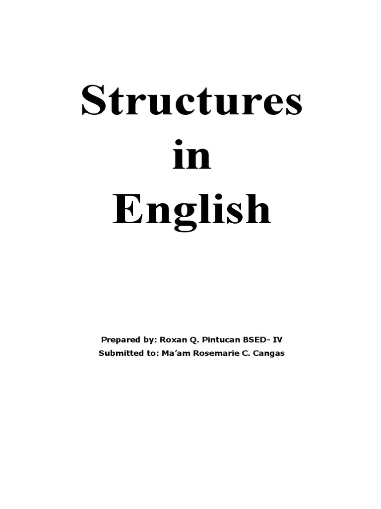 Structure Question | PDF