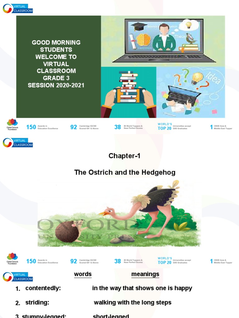 Study Pack Eng Lit Reader Grade 3 CH 1 The Ostrich and The Hedge - 7045 ...