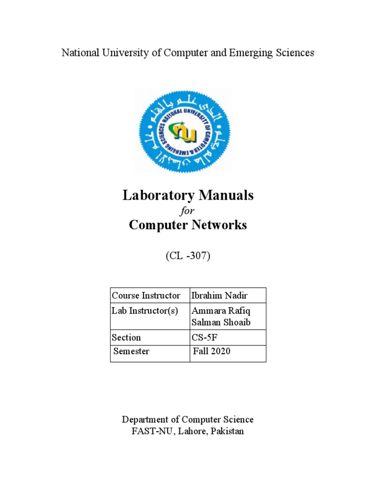 Laboratory Manuals: Computer Networks | PDF | Computer Network | Computer Networking