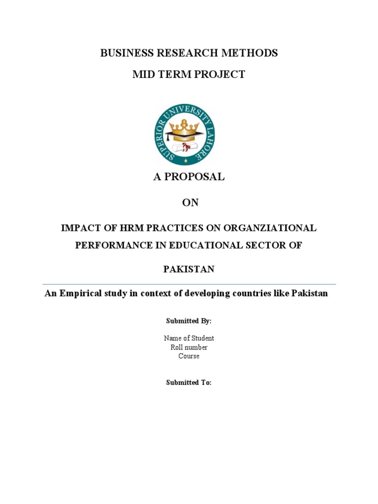 Sample HR Proposal | PDF | Human Resource Management | Human Resources