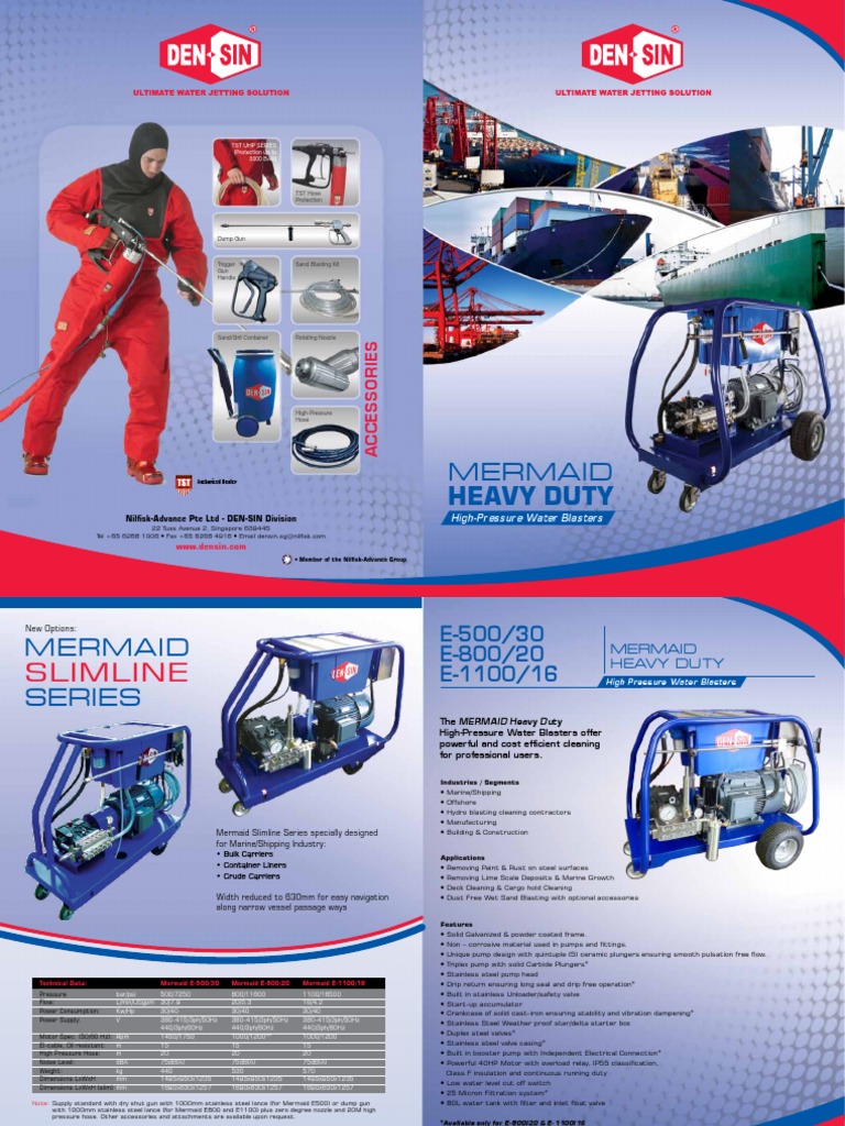 DEN-SIN Catalogue Mermaid Series | Download Free PDF | Pump | Valve