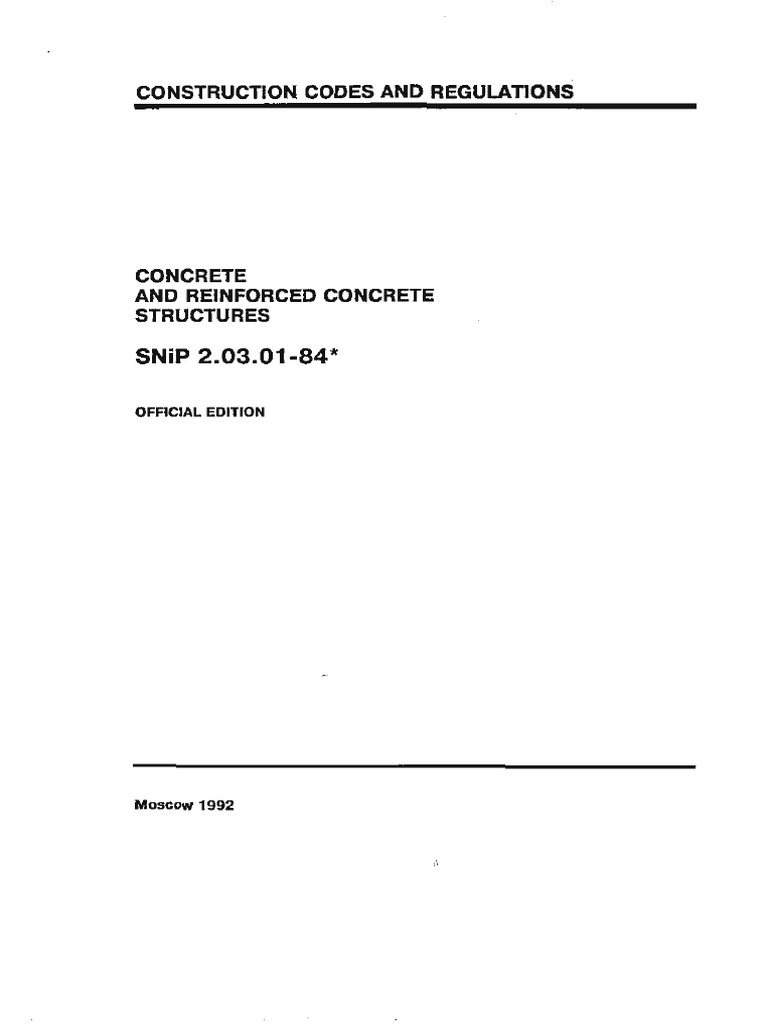 Snip 2.03.01-84 | PDF