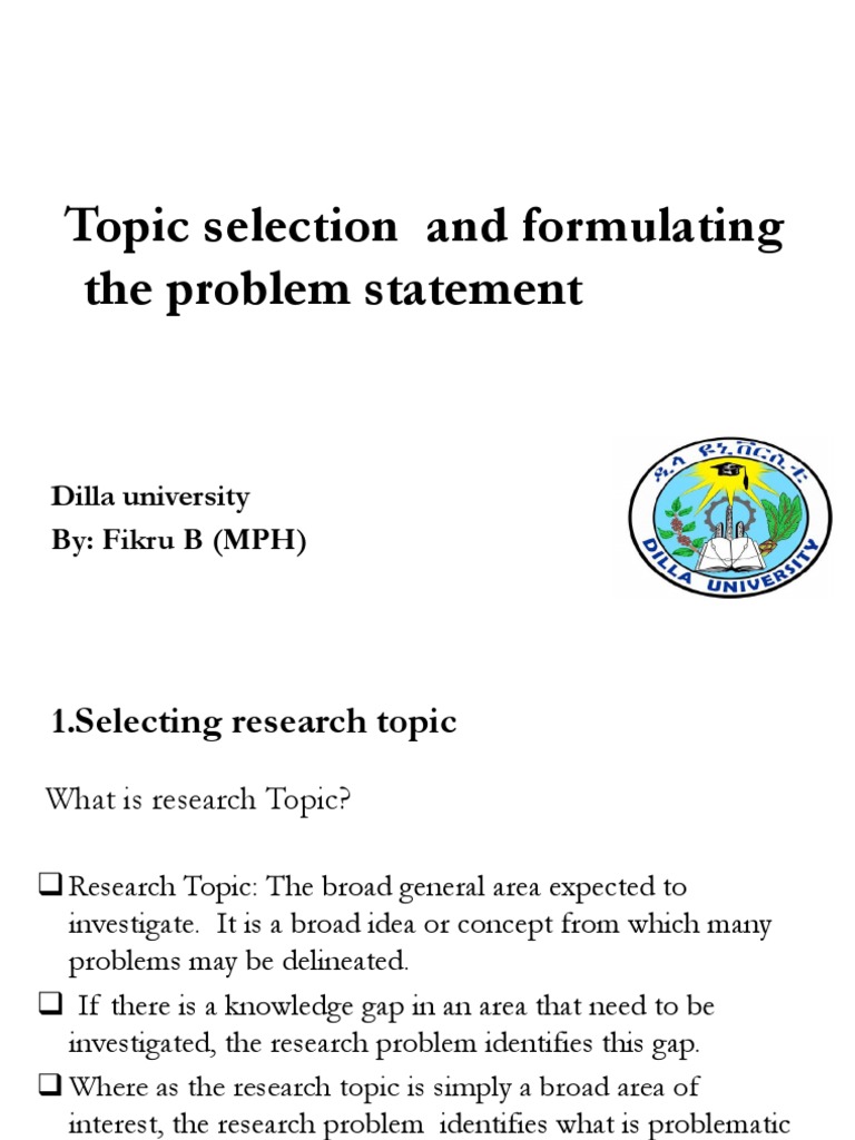 Selection Research Topic (Fikru) PDF | PDF | Psychological Concepts | Cognition