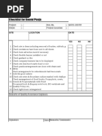 Brickwork QC Checklist | PDF | Brick | Horticulture And Gardening