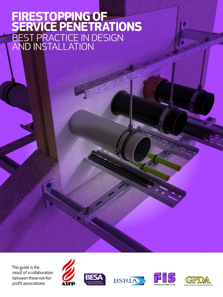 Firestopping of Service Penetrations Guide | PDF | Duct (Flow) | Architect