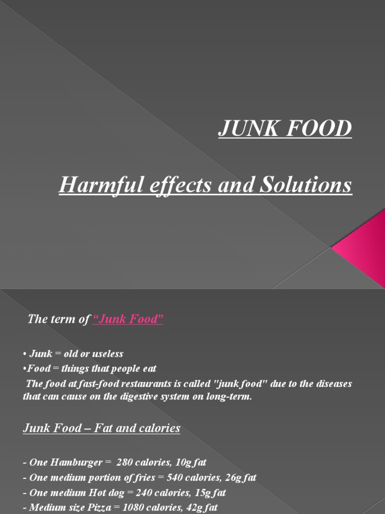 Junk Food | PDF | Junk Food | Obesity