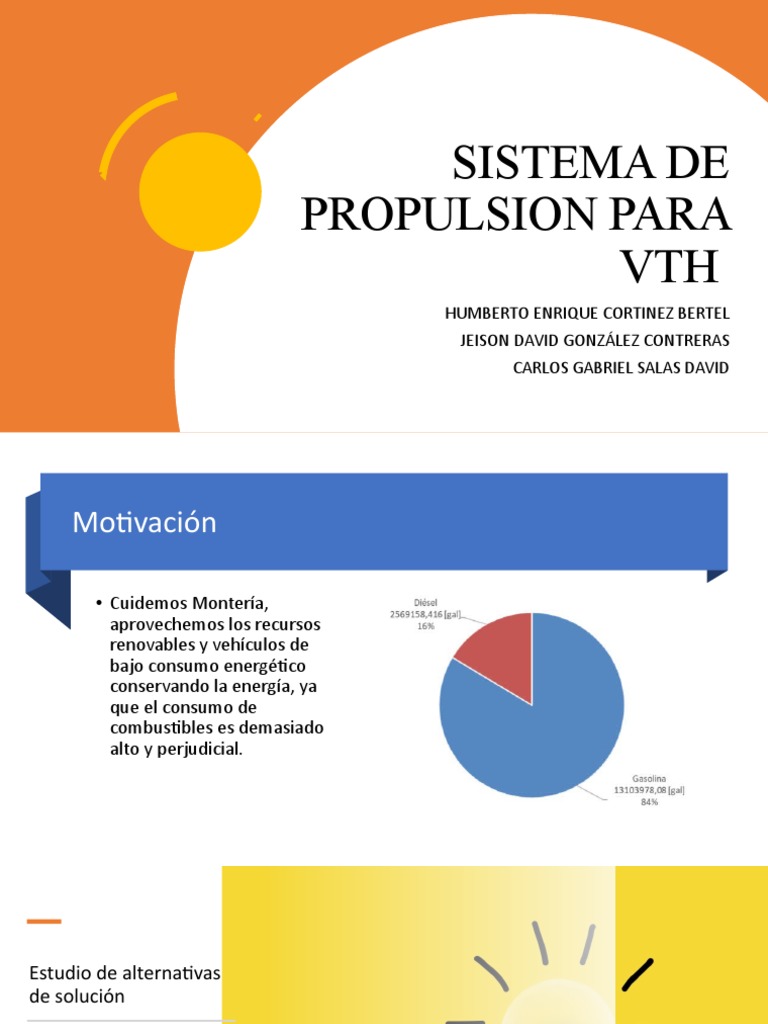 Sistema de Propulsion para VTH | PDF