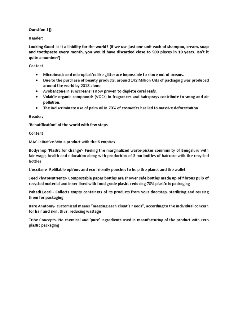 Livewire | PDF | Packaging And Labeling | Cosmetics