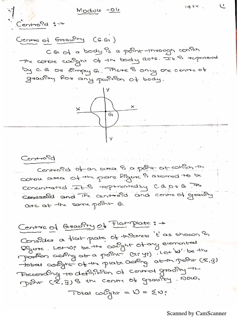 Centroid MOI | PDF