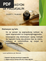 Mga Teknik at Pamamaraan NG Pagsasalin | PDF