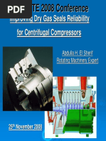 Centrifugal Compressor Report | PDF | Bearing (Mechanical) | Gases