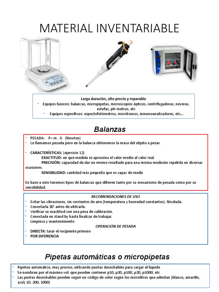 Material Inventariable | PDF | Ph | Líquidos