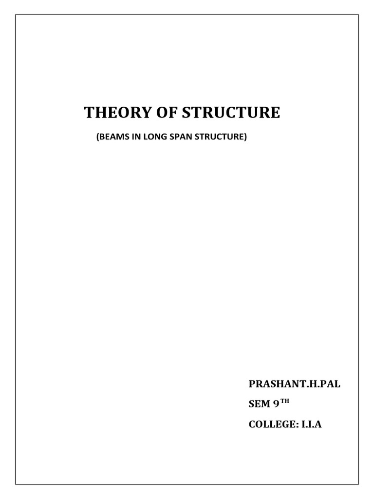 Long Span Structure | PDF | Beam (Structure) | Economic Sectors