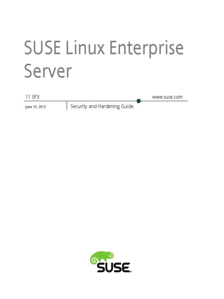 SLES 11 Book Hardening PDF | PDF