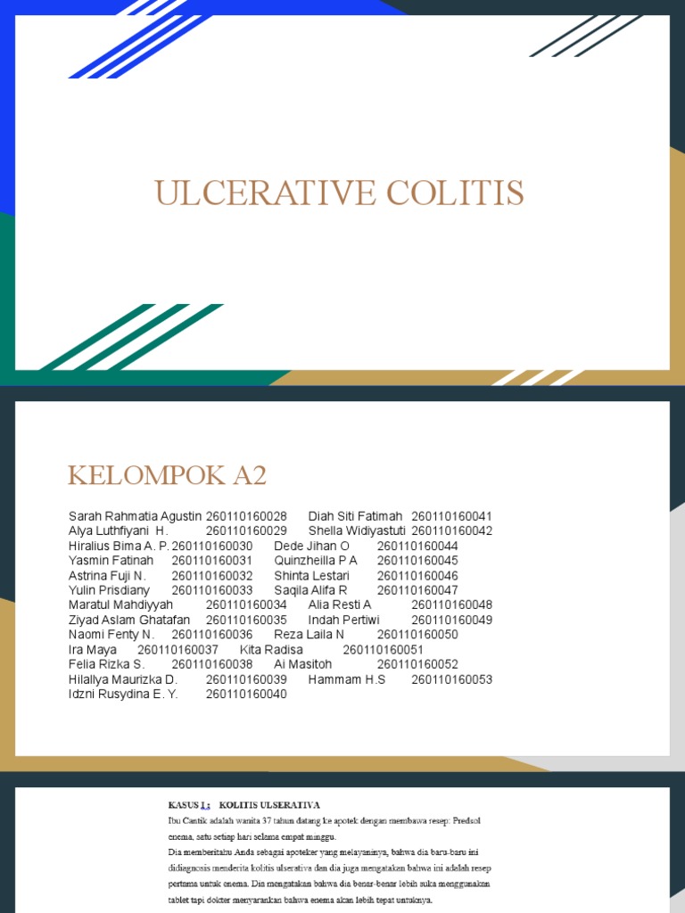 Ulcerative Colitis | PDF | Pengembangan Diri | Sains & Matematika