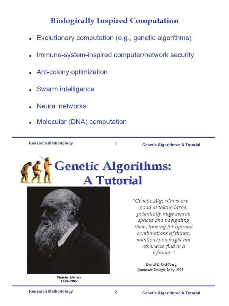 Genetic Algorithms: A Tutorial | PDF | Genetic Algorithm | Evolution