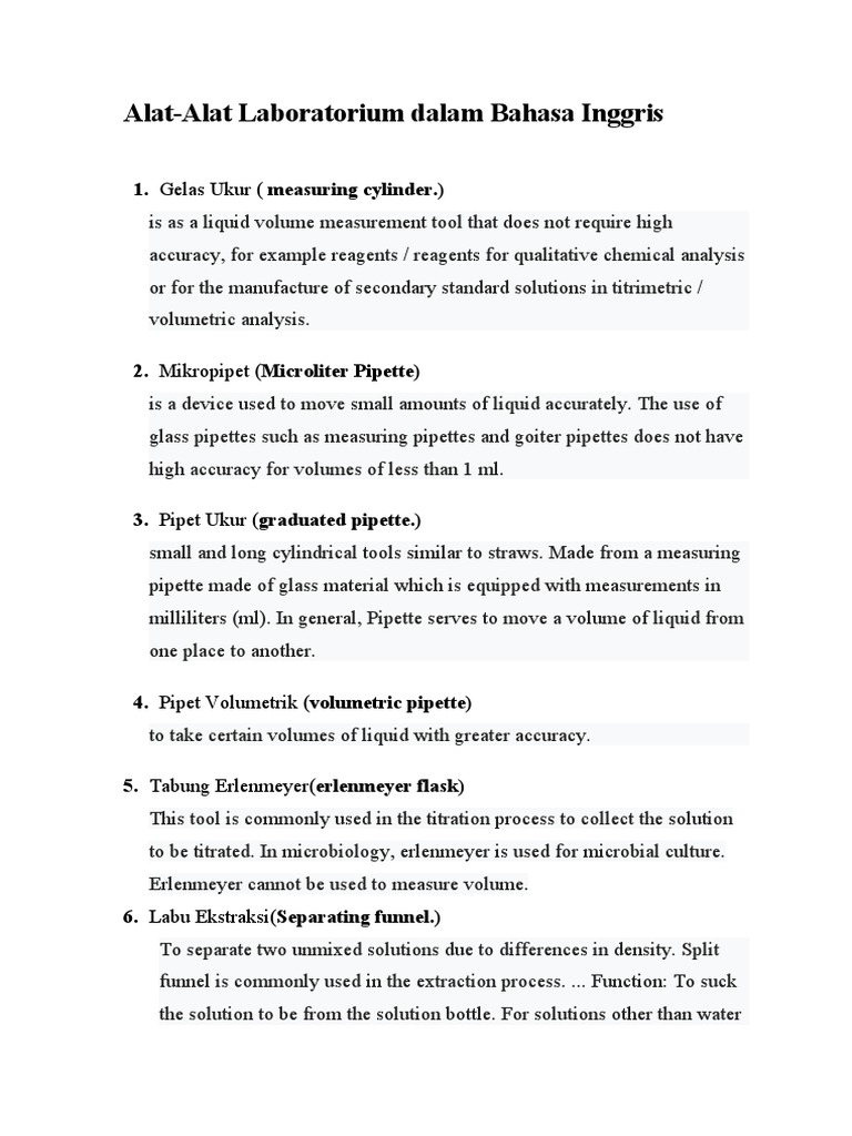 Alat Dan Bahan Di Laboratorium | PDF | Sodium Hydroxide | Iodine