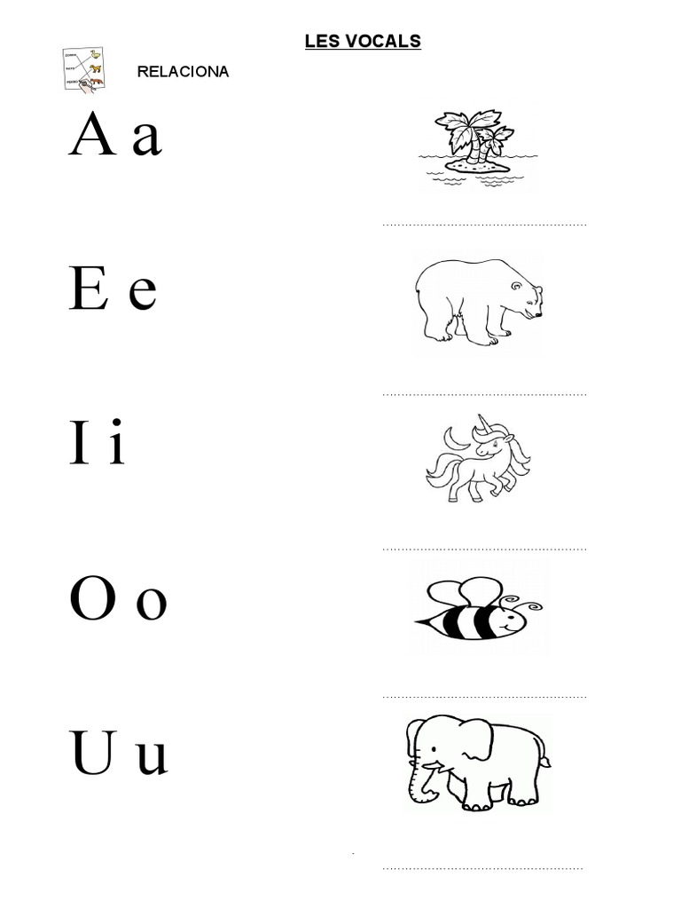 Aa Ee Ii Oo Uu: Les Vocals | PDF